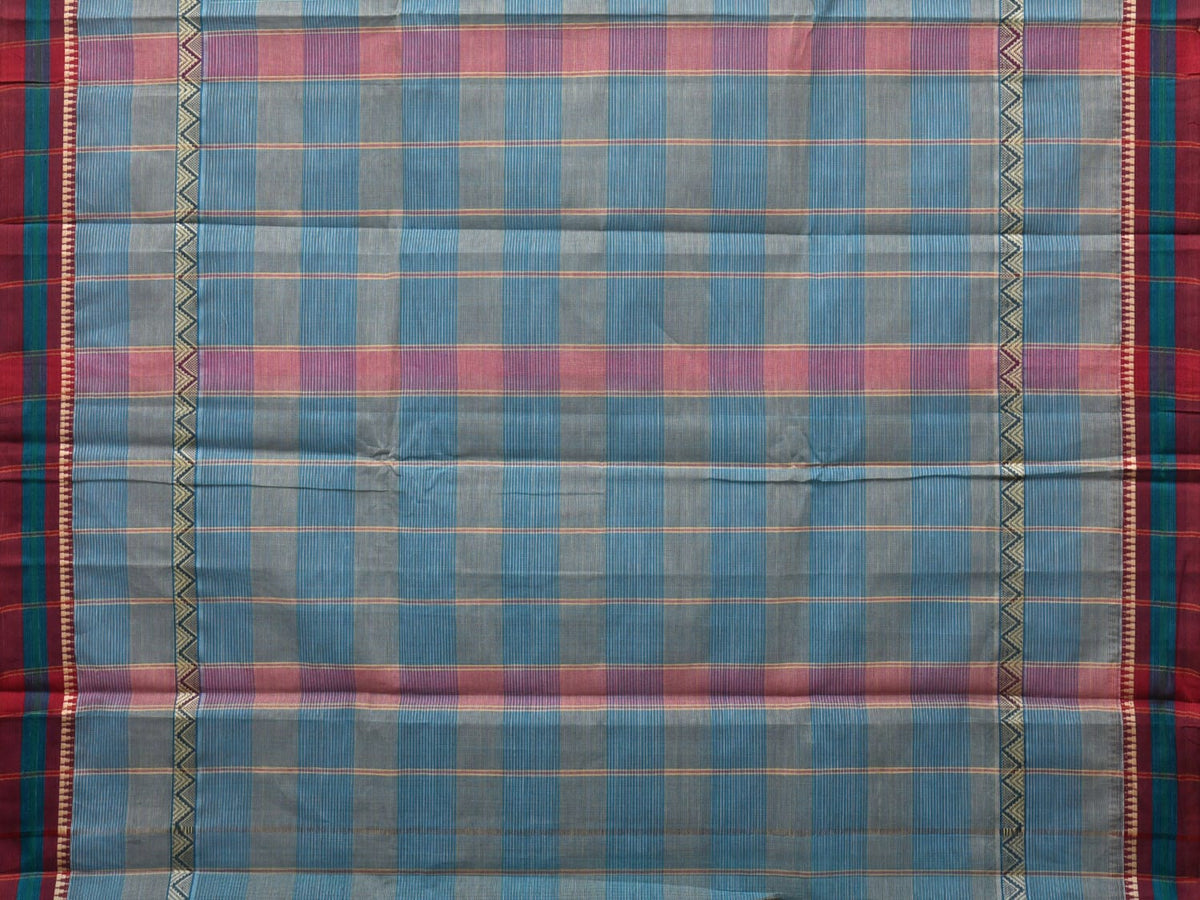 Blue Narayanpet Cotton Handloom Saree with Strips Design No Blouse np0 ...